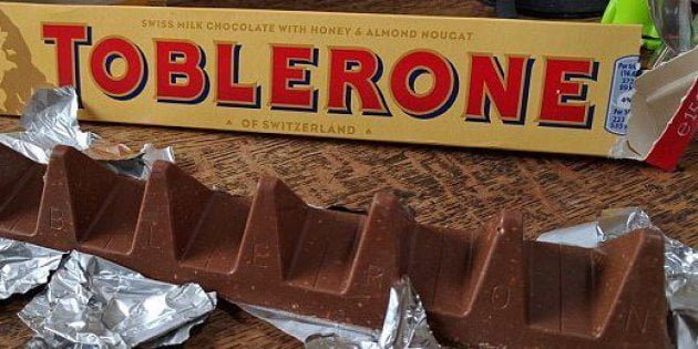 Les triangles espacés du Toblerone, symboles du Brexit