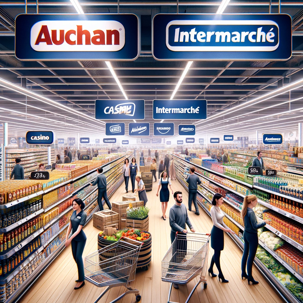 Casino cède ses supermarchés et hypermarchés à Auchan et Intermarché